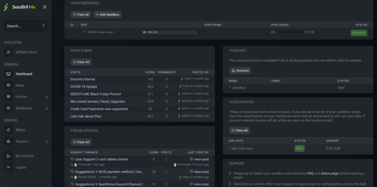 Seedbox Guide: Seedit4.Me: The Definite Review